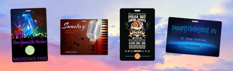 Tickets and Badges – High quality and low price event printing. – Badge ...